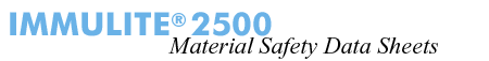 Immulite 2500 Material Safety Data Sheets